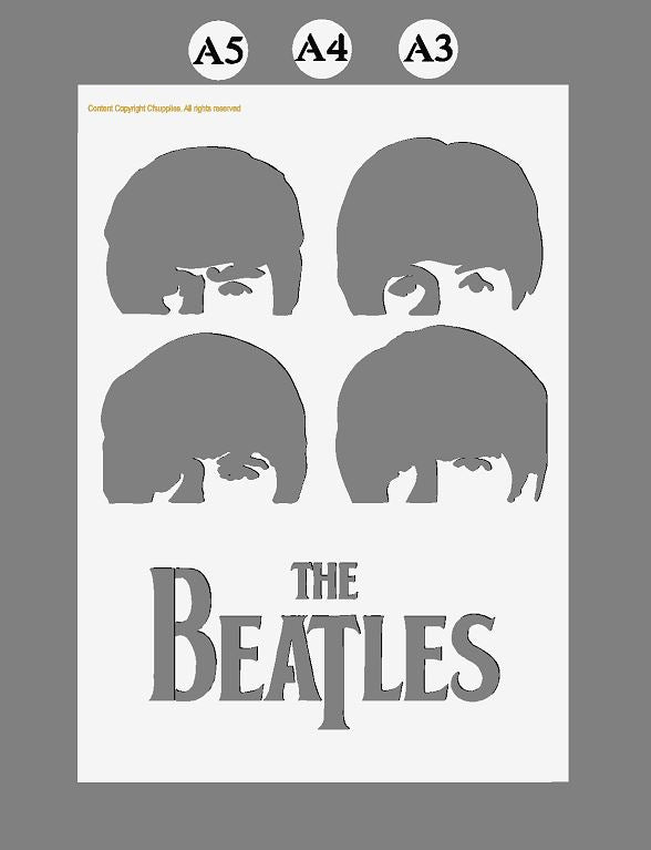 Beatles Stencils